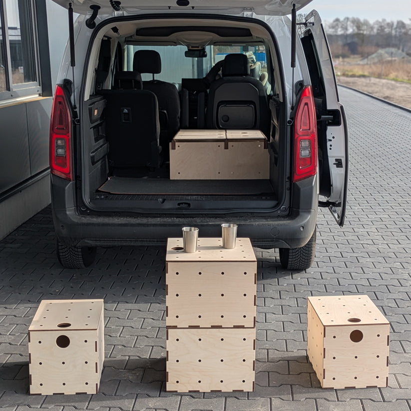 Berlingo Campingboxen | Modulares Camper Set – KIUBIQ